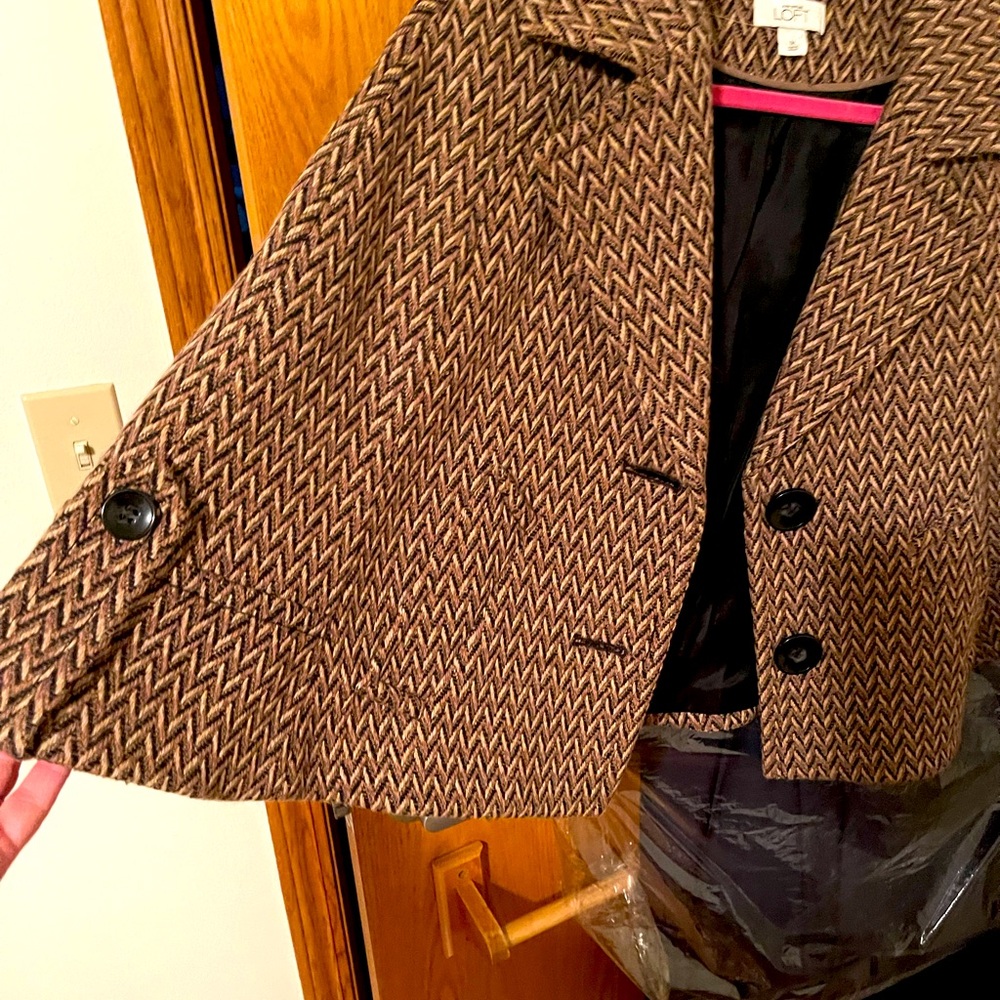Loft Brand Cape Coat - Gem